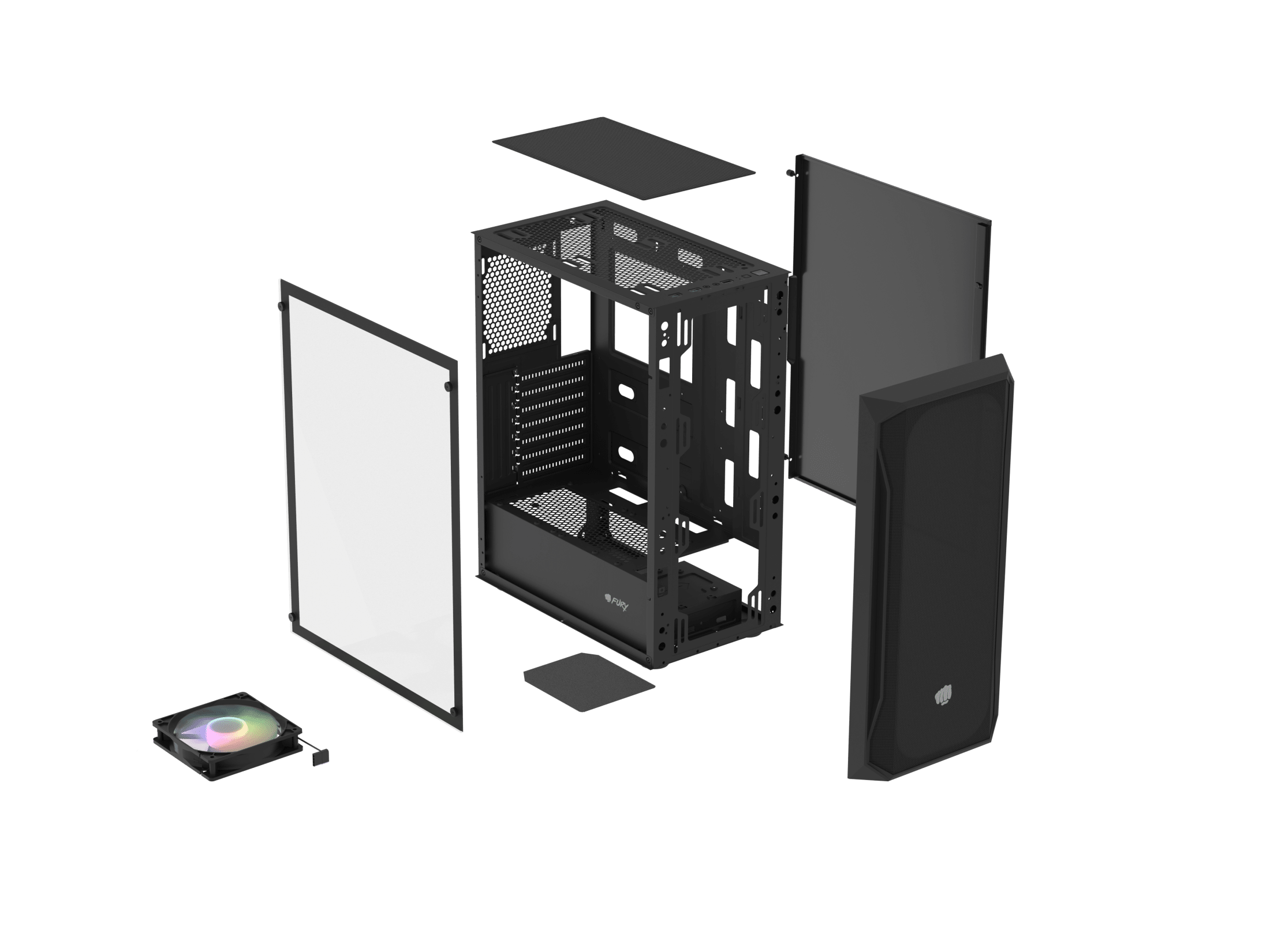 SHOBO SH4 RGB PC Cases | Fury
